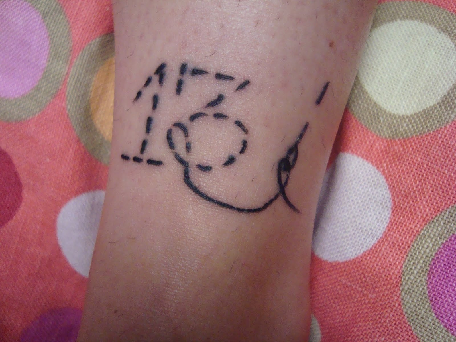 Infinity Tattoo: Friday The 13 Tattoo