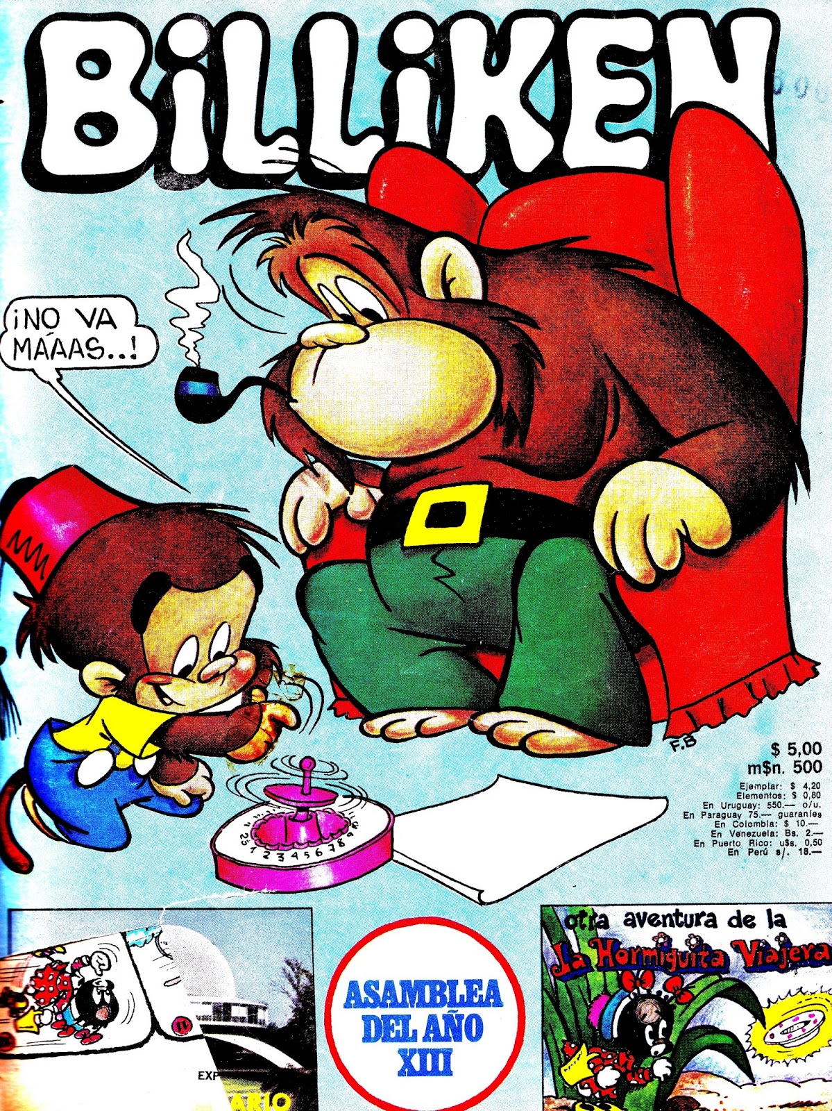 FigurasVitales !!: Una Revista: Billiken y El Mono Relojero, 1974 ...