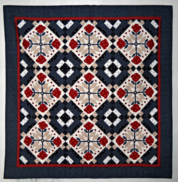 Curlicue Creations: Pioneer Rose Quilt