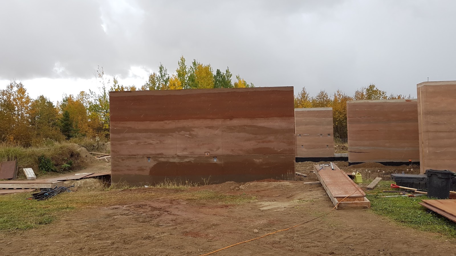 Rammed Earth Saskatchewan Canada: 2016