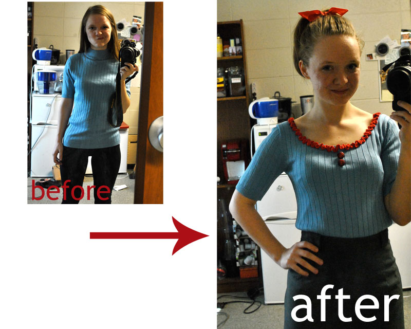 DIY/Tutorial: Sweater Makeover - Flashback Summer