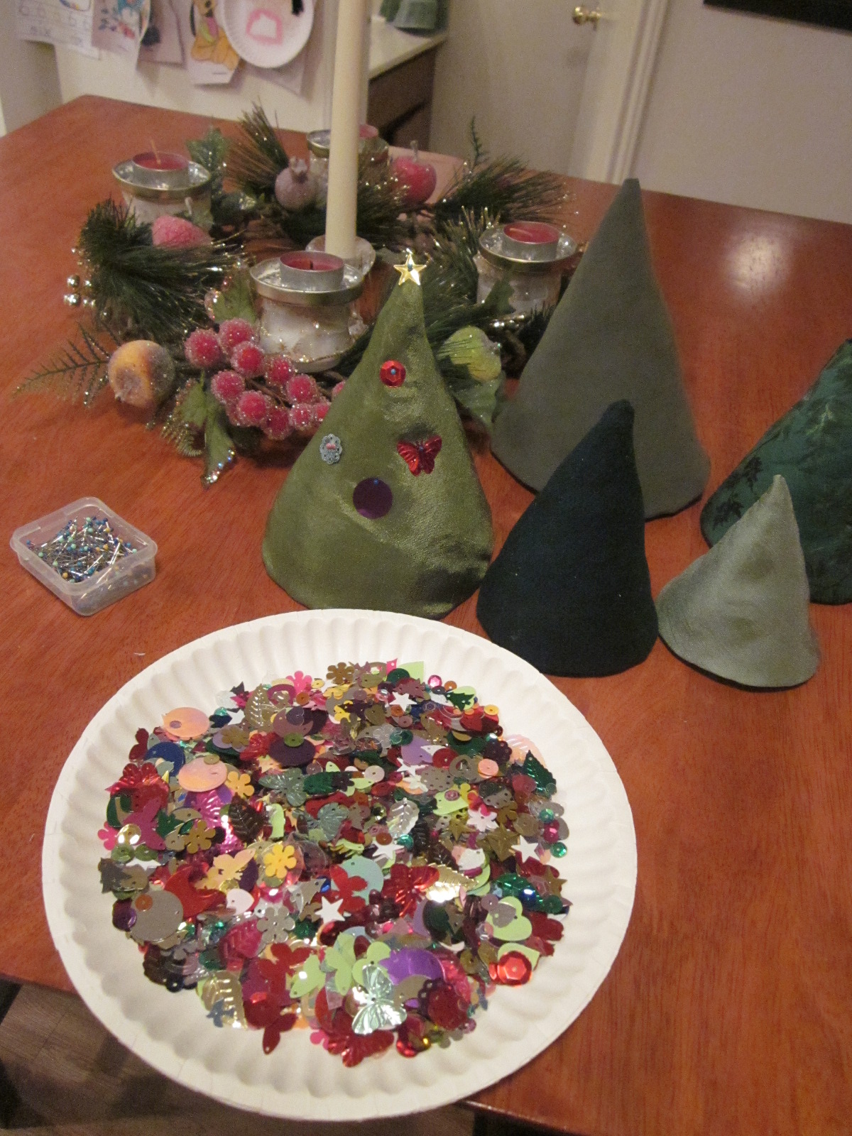 The Idea Book: Pin cushion tree craft