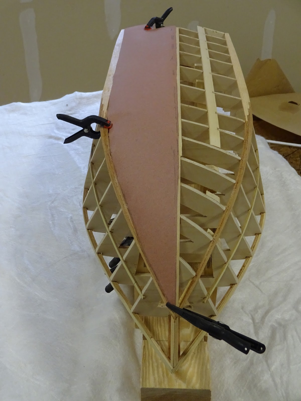 Developable Surface Boat Designs: Creating a Model of a New Design
