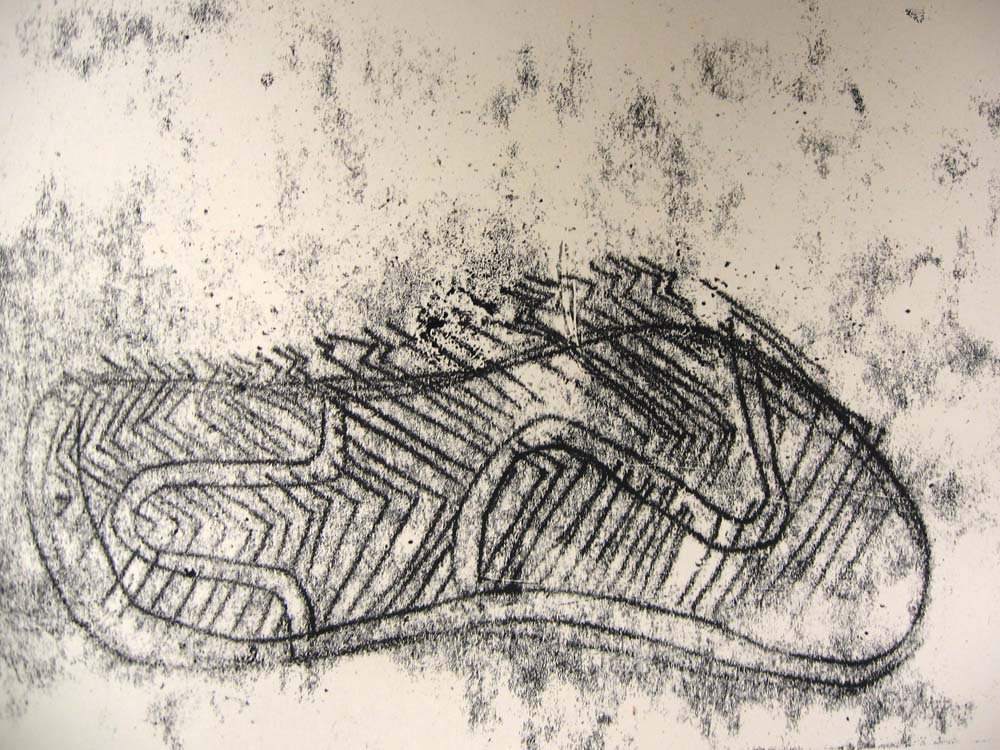 Brian Jacobs: Ink Transfer Shoe Drawings