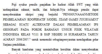 Contoh Kata Pengantar Tesis Terbaru