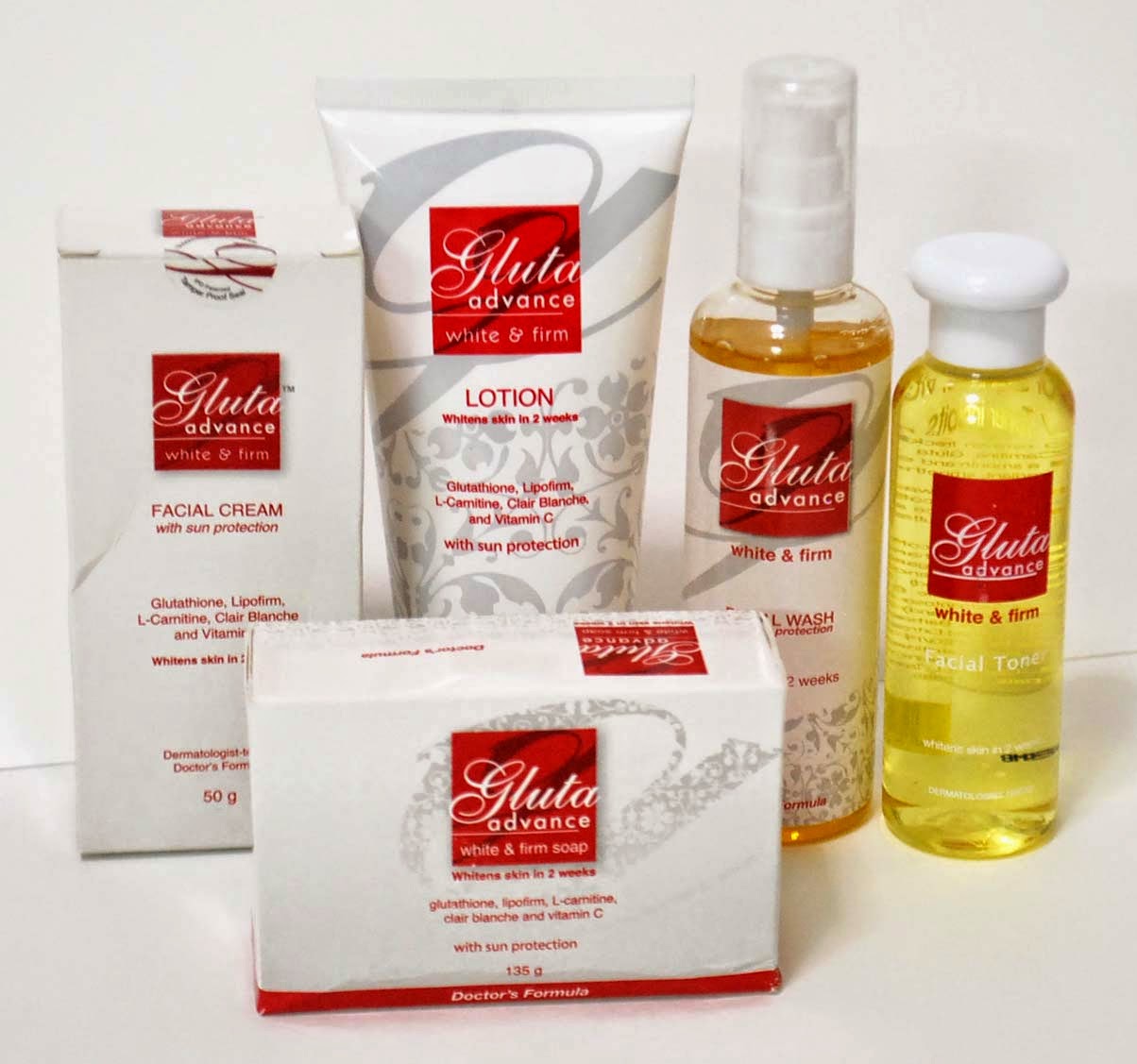 Peachy Pink Sisters: Introducing: Gluta Advance White and Firm