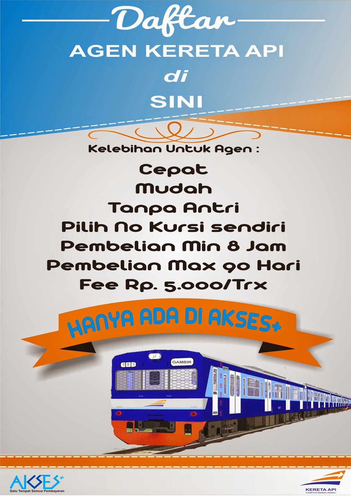 PPOB BPR Karyajatnika Sadaya: Agen Kereta Api