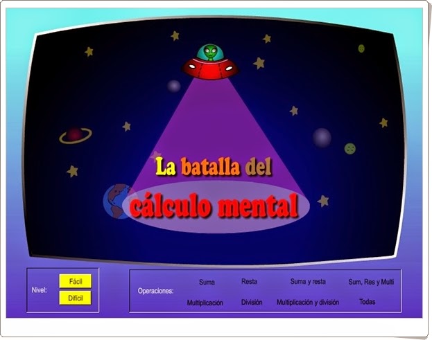 Juegos educativos de Matemáticas online: "La batalla del cálculo mental ...