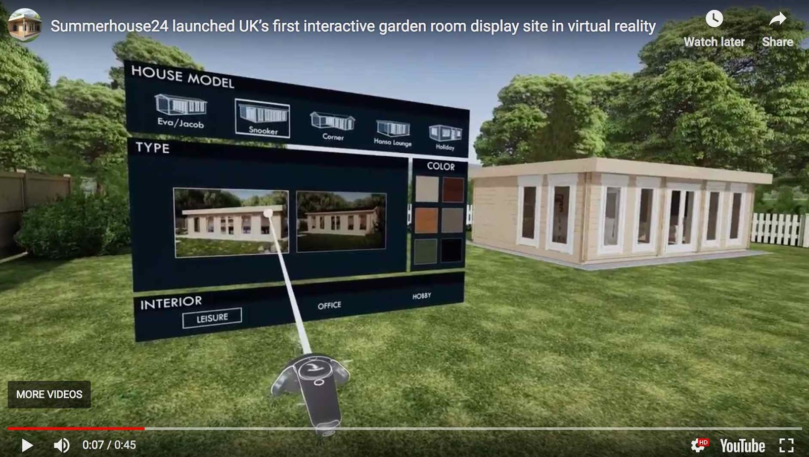 Shedworking: UK’s first interactive virtual garden room showroom (video)