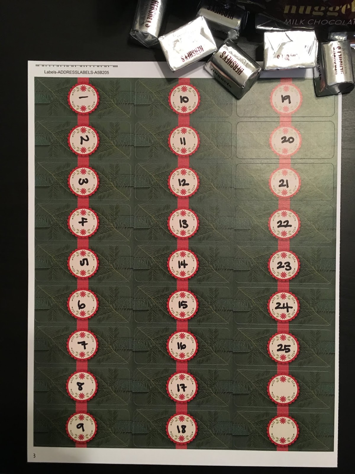 Photo & Story Treasures: The Cutest Chocolate Christmas Countdown Ever ...