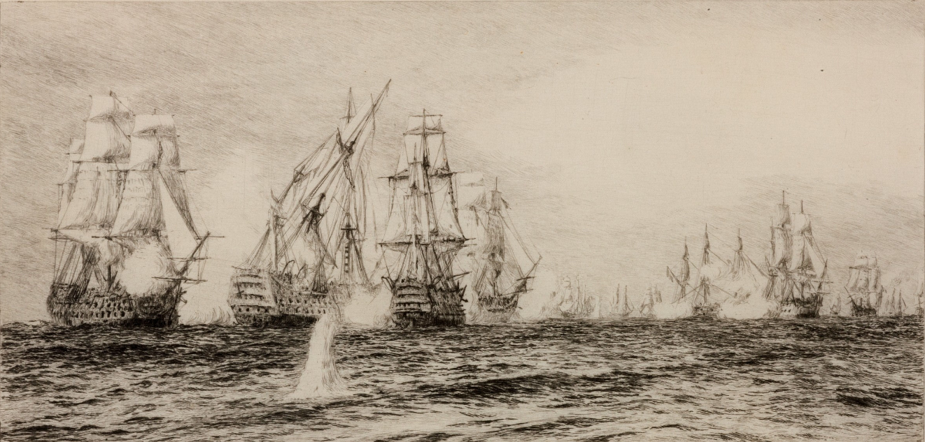 Art Blog: 78 Paintings that Follow Nelson's actions at the Battle of ...