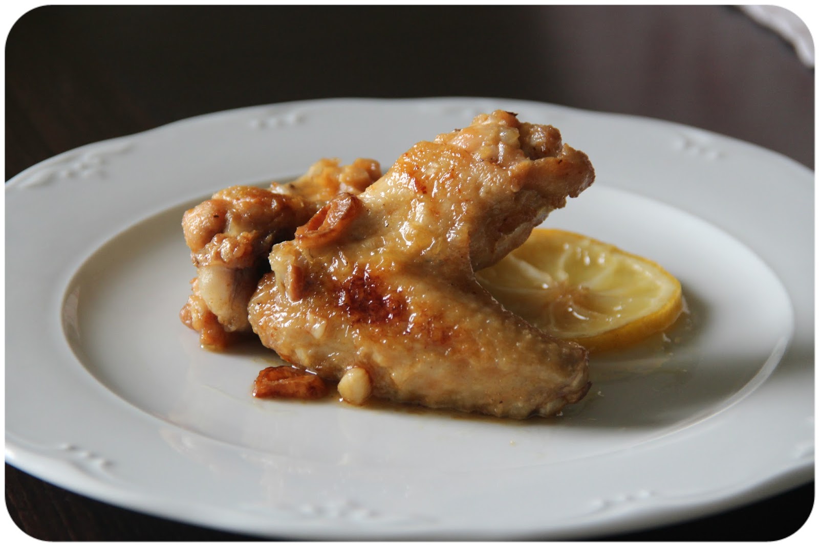 Y Una Pizca De Sal Alitas De Pollo Al Limón