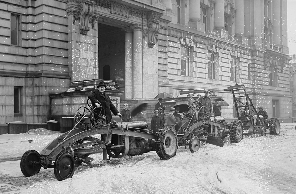 Just A Car Guy: Ford Motor Co. snow plows. Ca.1915