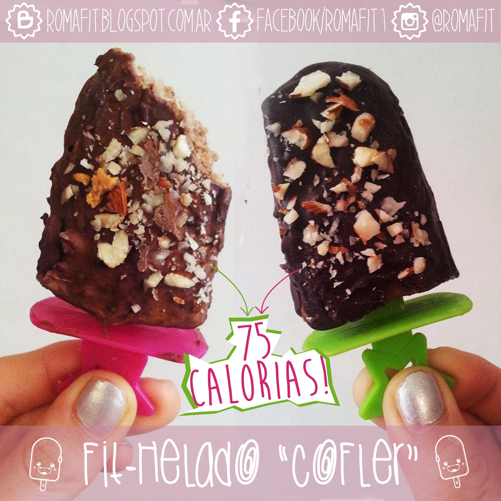 Recetas Fit Para Gente Común: Fit- Helado tipo "Cofler" Solo 75 ...