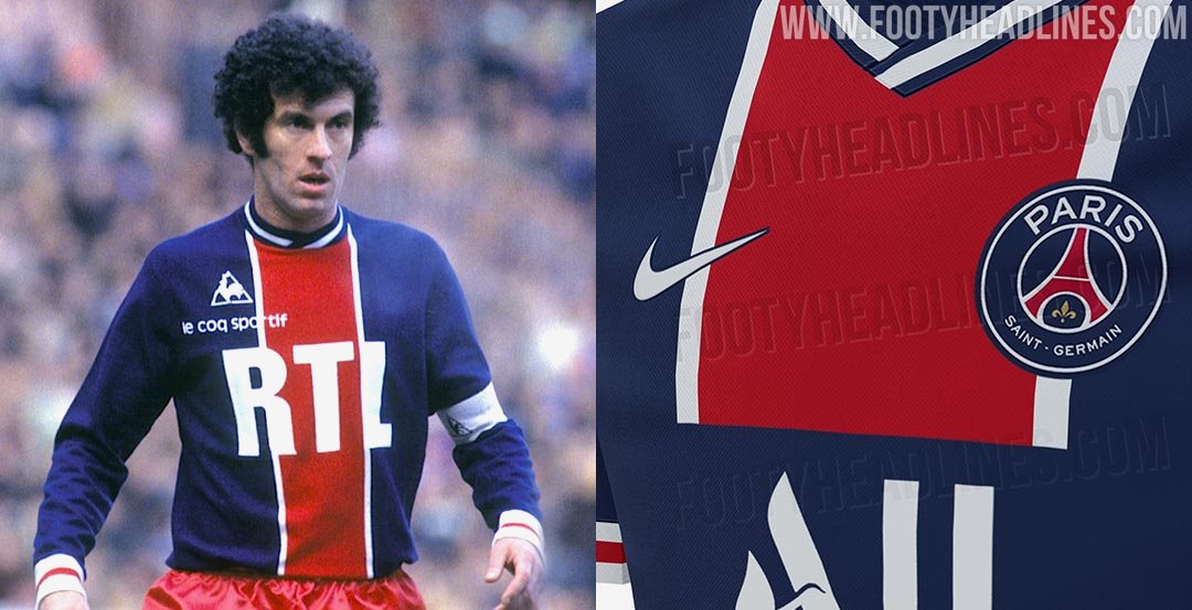 This Kit Inspired PSG's 20-21 Nike Home Kit - 50 Years Of PSG - Footy ...