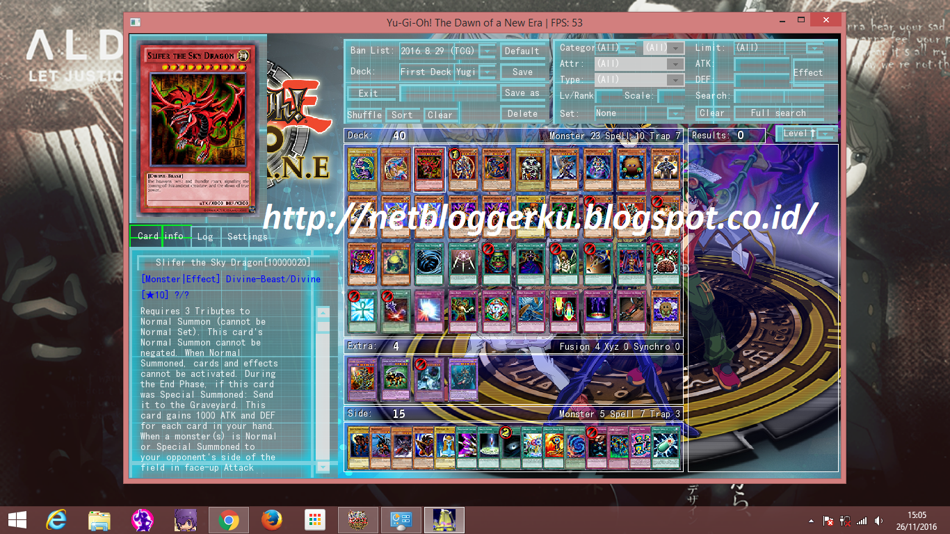 YGOPRO : Yugi Mutou Decks List | NetBloggerKu Blog
