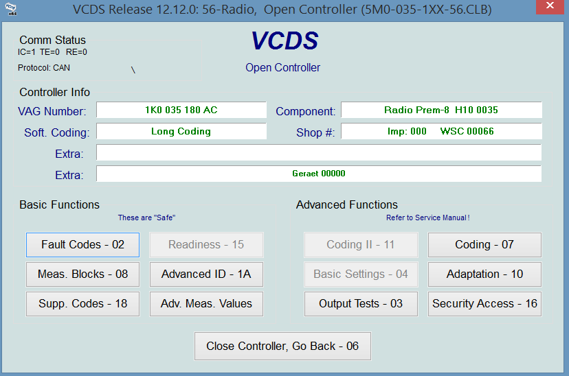 VCDS audio settings - better & flatter | TDIClub Forums