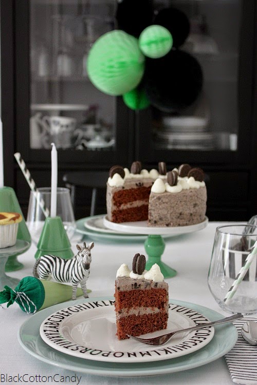 B l a c k C o t t o n C a n d y: ABC-Zebra-Party & Oreo-Torte