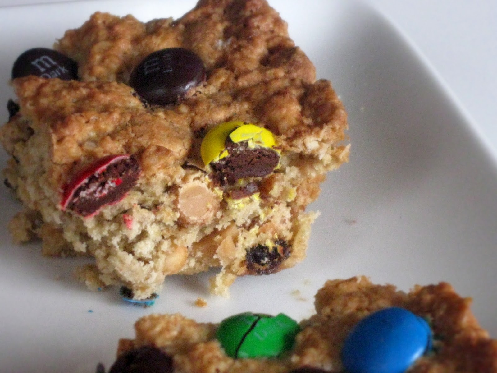 Oatmeal Monster Cookie Bars | Searching for Dessert