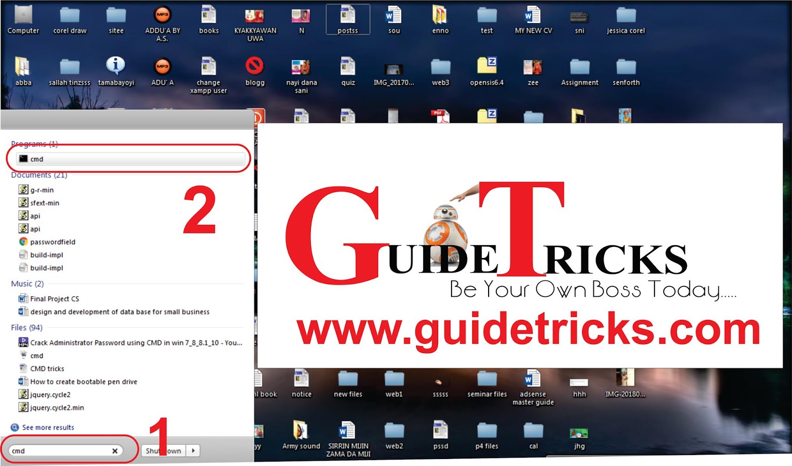 Untold Trick on How to Create Many folders at a time