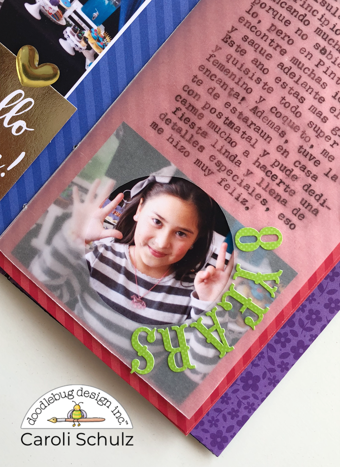 Doodlebug Design Inc Blog: Petite Prints Mini Album | with Caroli