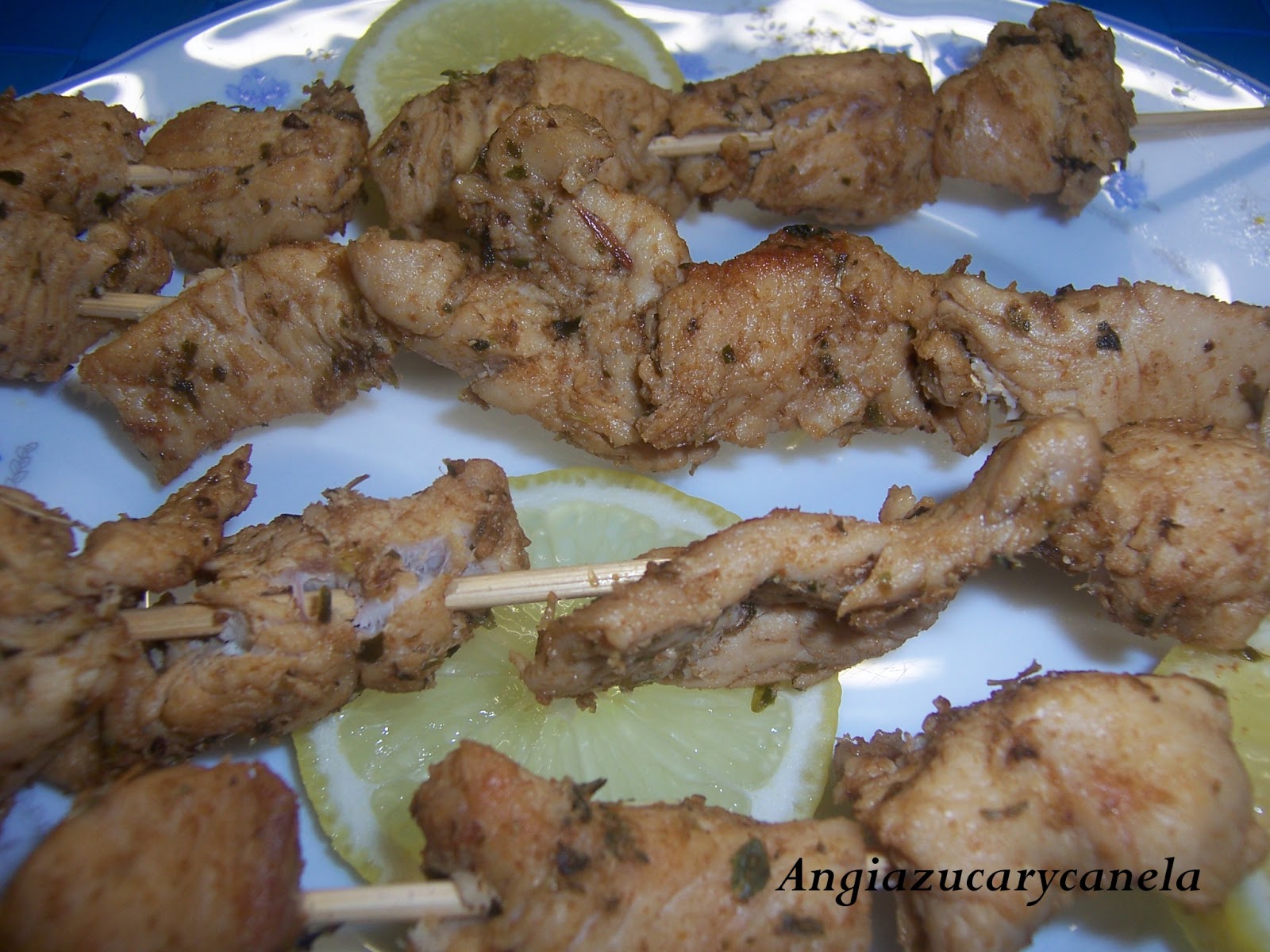 Pinchitos de Pollo caseros