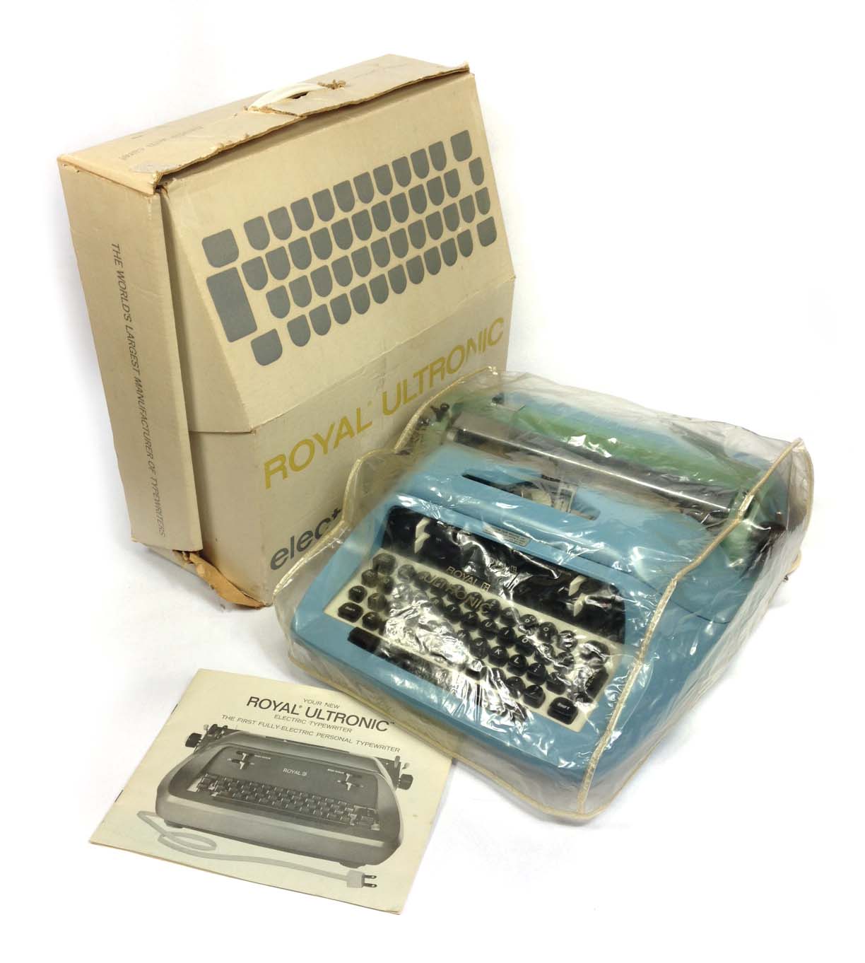 The Royal Ultronic typewriter/ /THE TYPEWRITER REVOLUTION