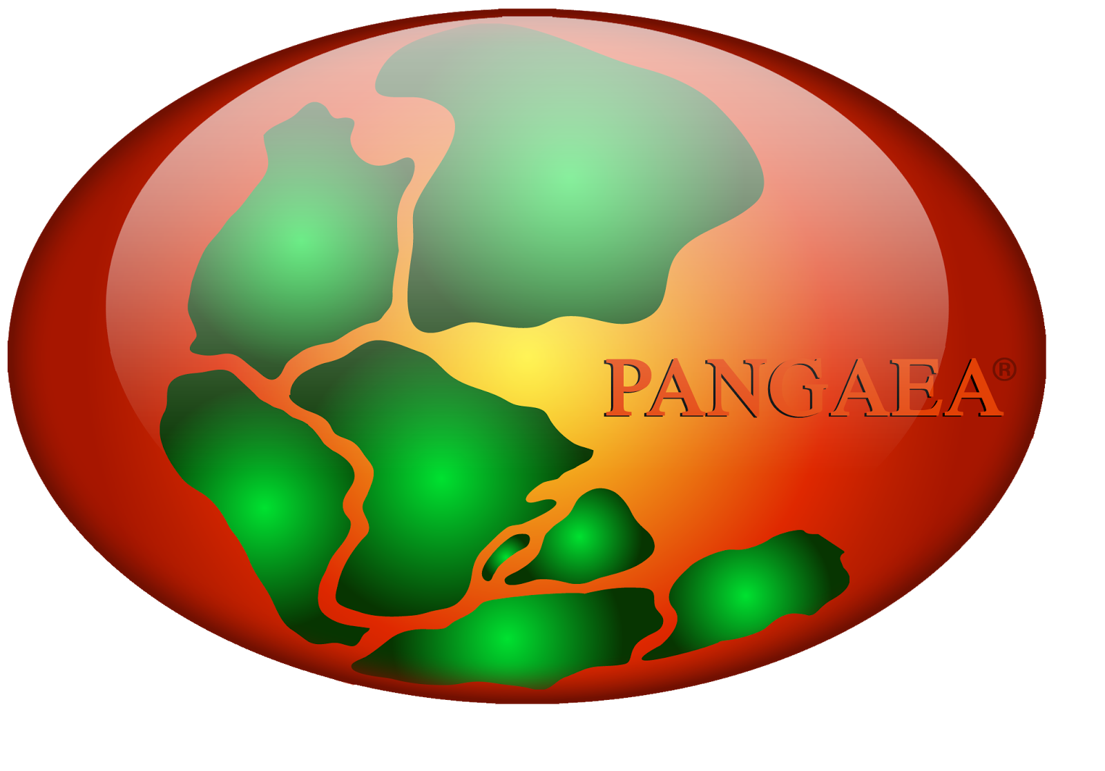 O Pangéa começou a fraturar-se, primeiro se dividiu em dois grandes ...