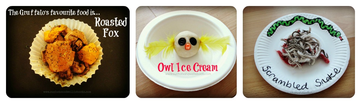 Sun Hats & Wellie Boots: The Gruffalo's Favourite Food - Craft Activities