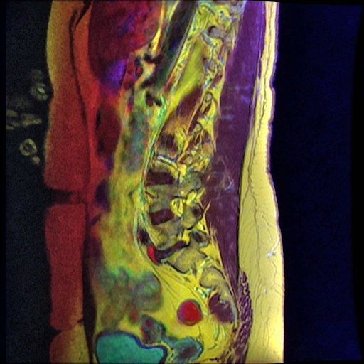 Nevit's blog: Color MRI of the Lumbar vertebrae