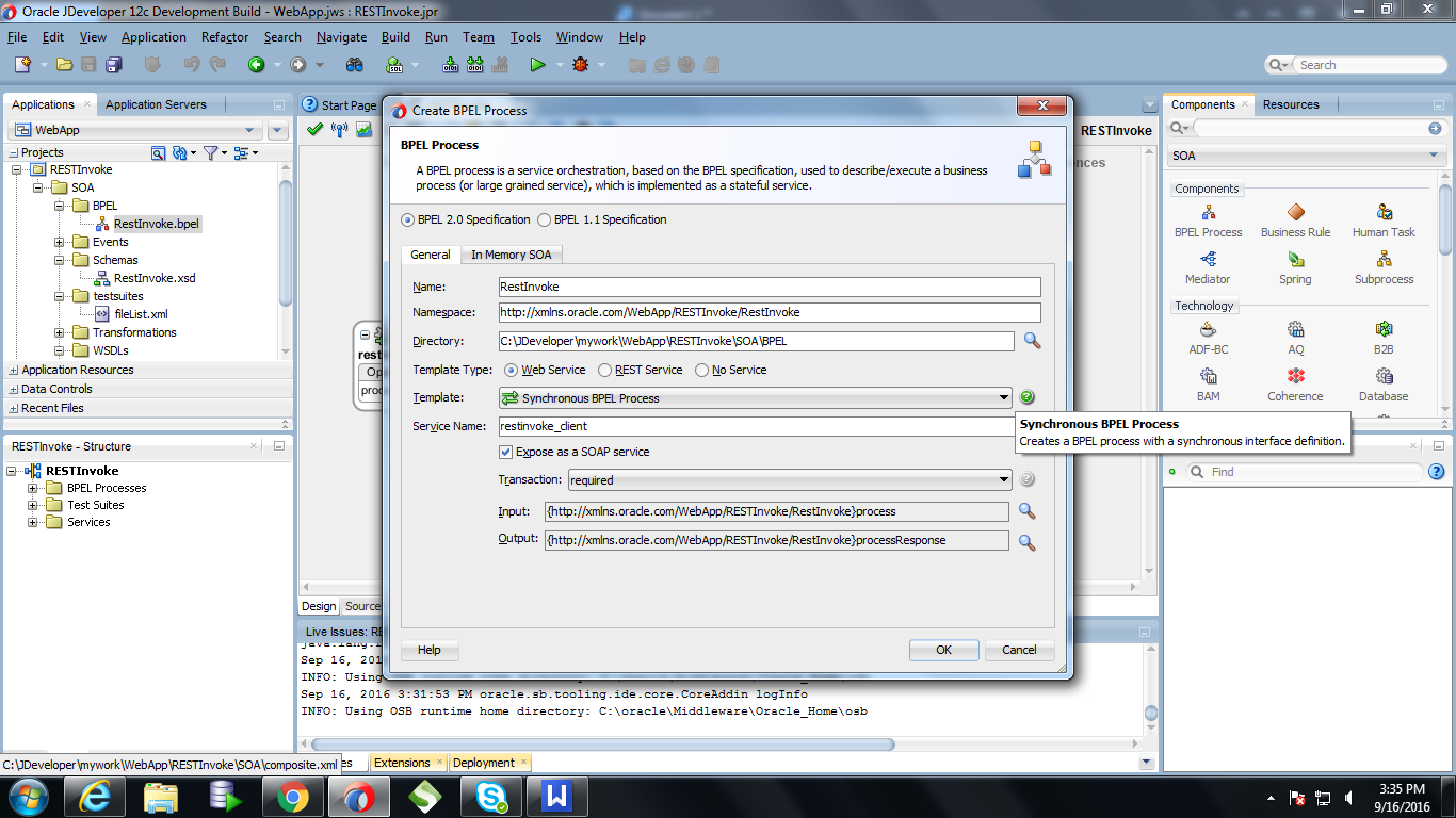 ORACLE SOA 12c BLOG