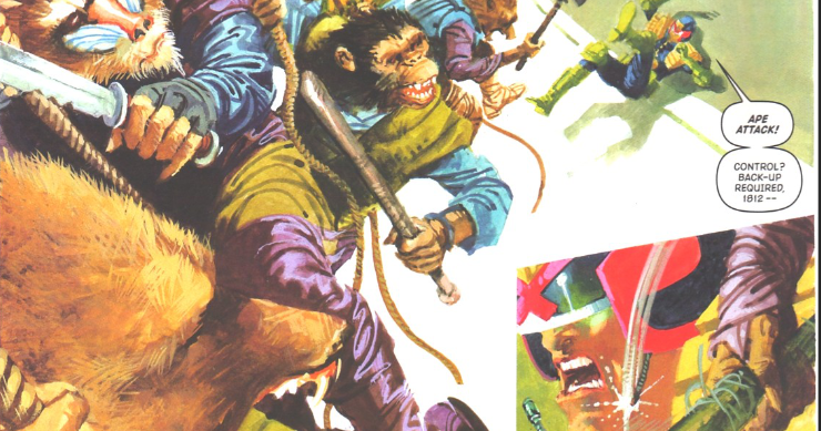 Slay, Monstrobot of the Deep!!: Ape Law!!