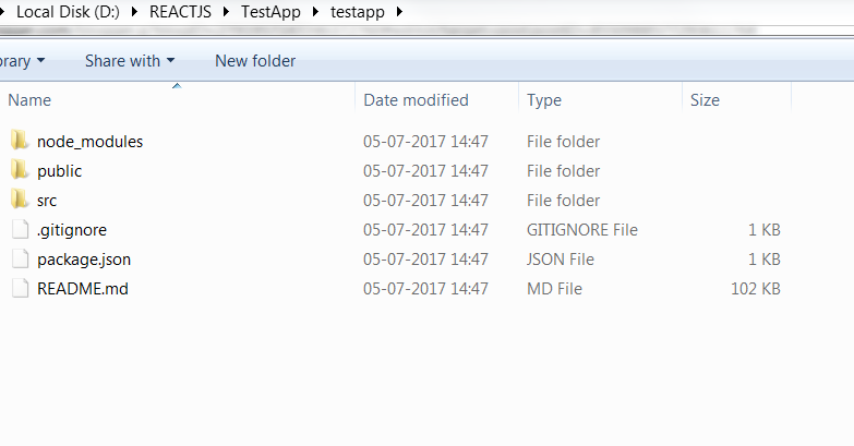 Build a Simple ReactJS application using react-cli