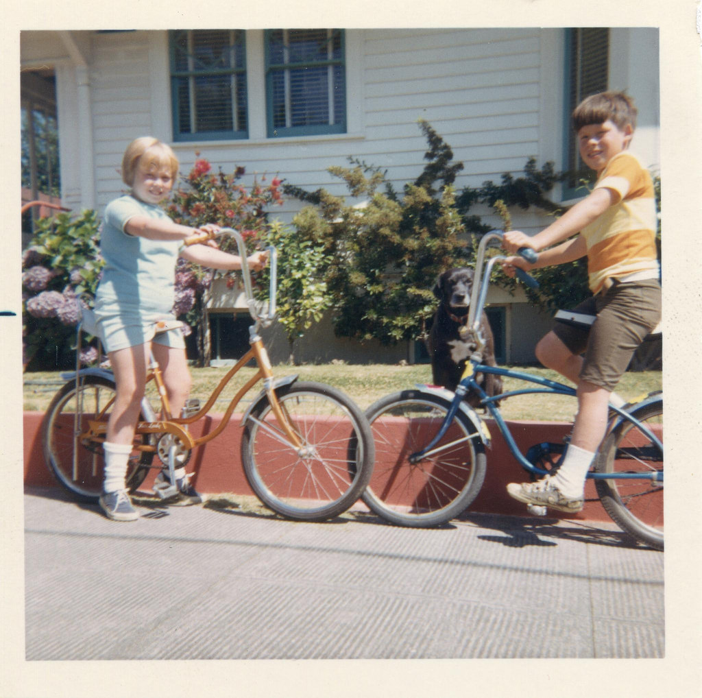 Lovely Color Snapshots of Kids with Their Bicycles in the 1960s ...