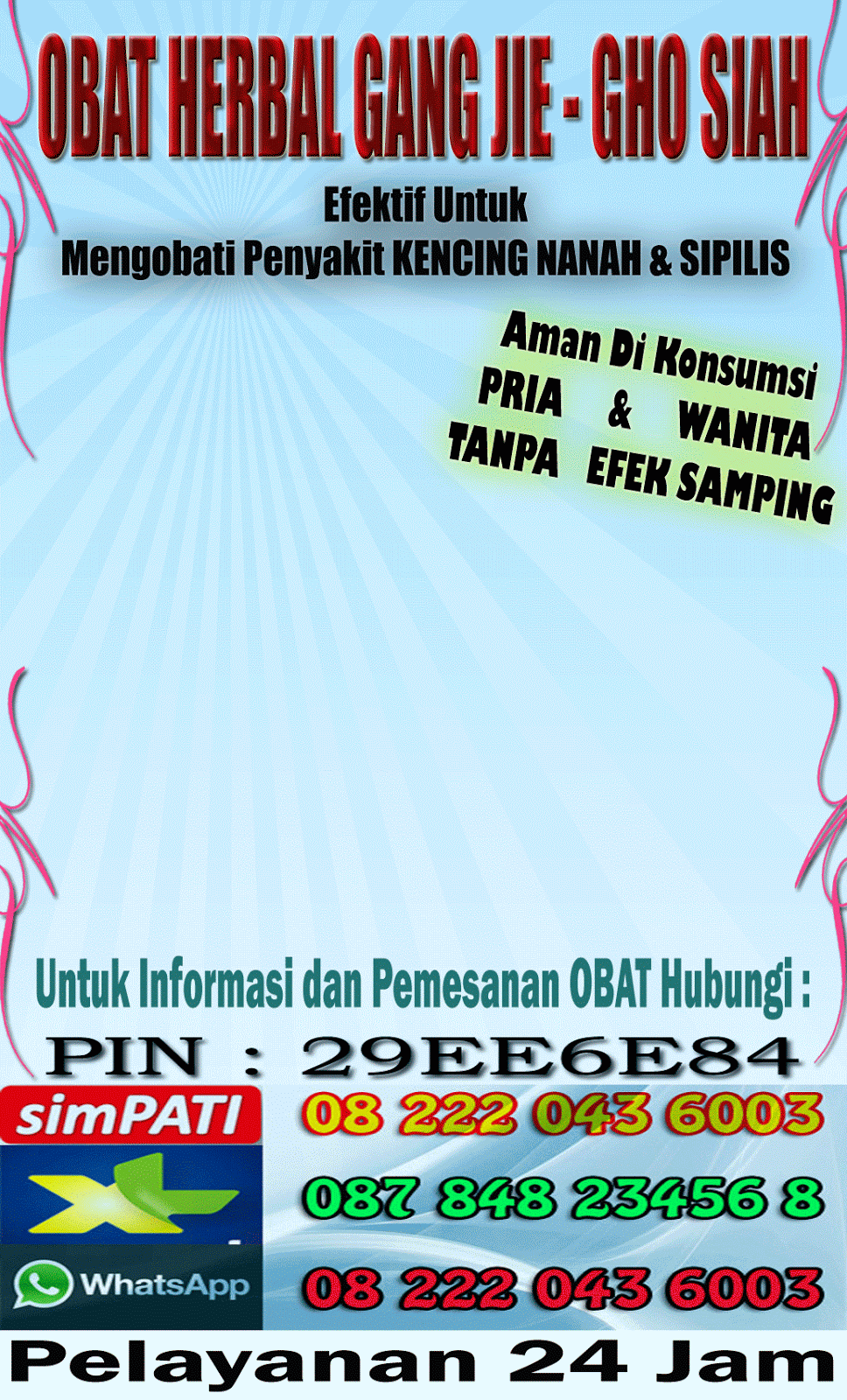 Obat Gonore Untuk Lelaki ~ Toko Obat Kencing Nanah Herbal Online