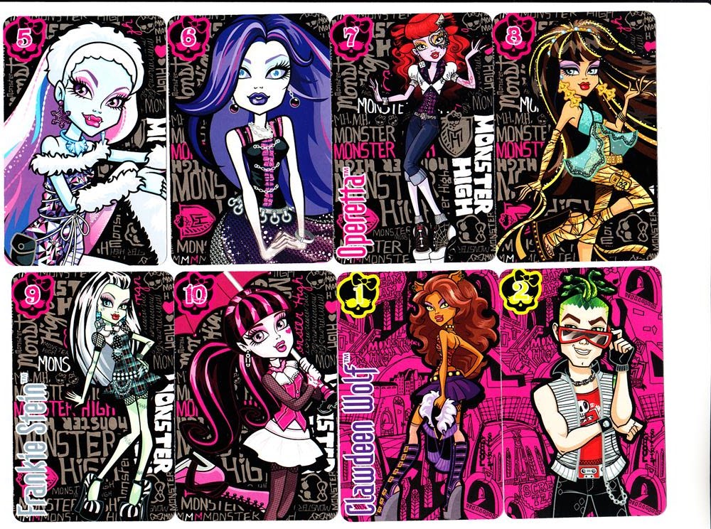 Barajas y Naipes: Monster High