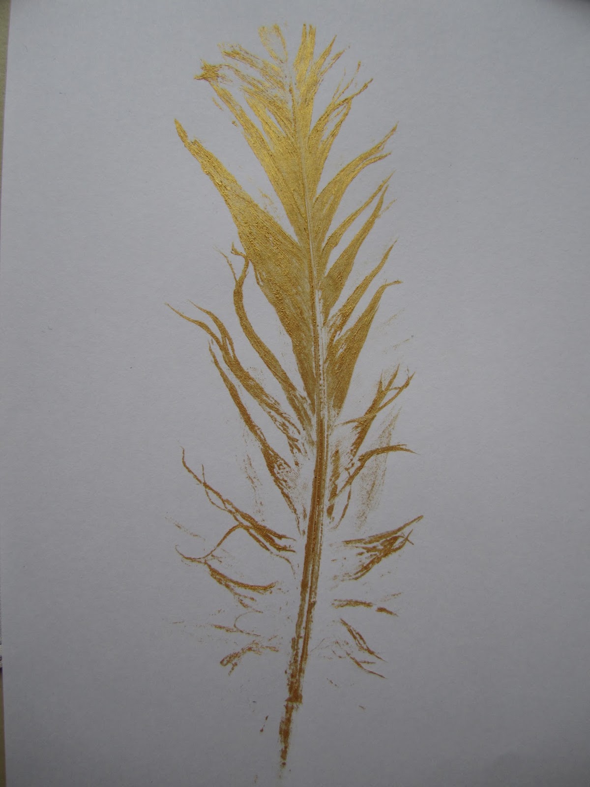 Louise Watson - Textile Artist: Feather printing