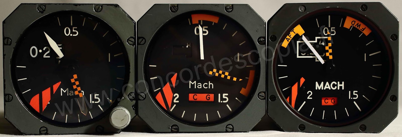 Machmètre: Machmètre Concorde