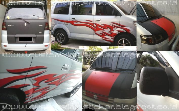 STICKRENZ: Suzuki APV - Custom Stripe & Wrapp Sticker