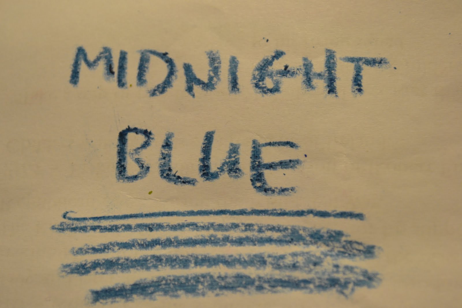 What a Day to be Alive: Crayola Photo Challenge- Midnight Blue