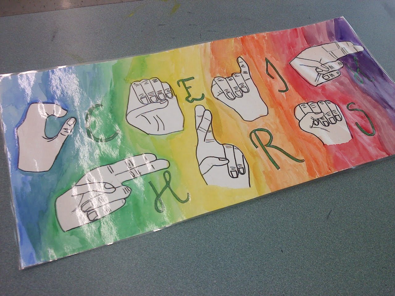 FCJHS Art Gallery: Sign Language