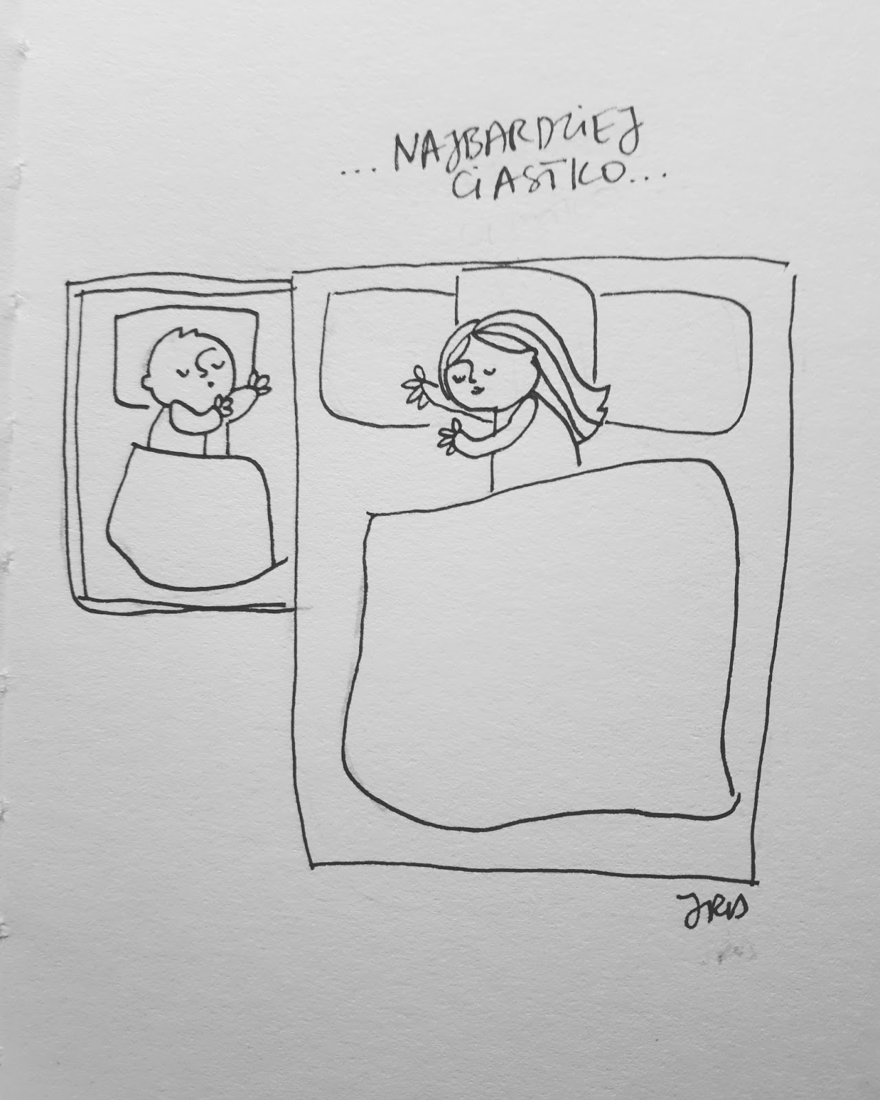 Jeden Rysunek Dziennie: PRZEZ SEN