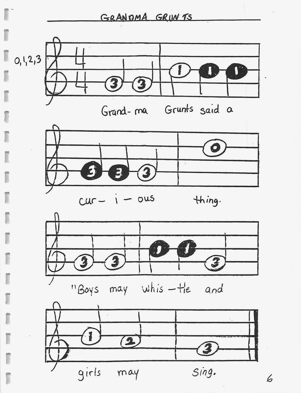 Miss Jacobson's Music: TONETTE SONG BOOK: PAGES 1-10