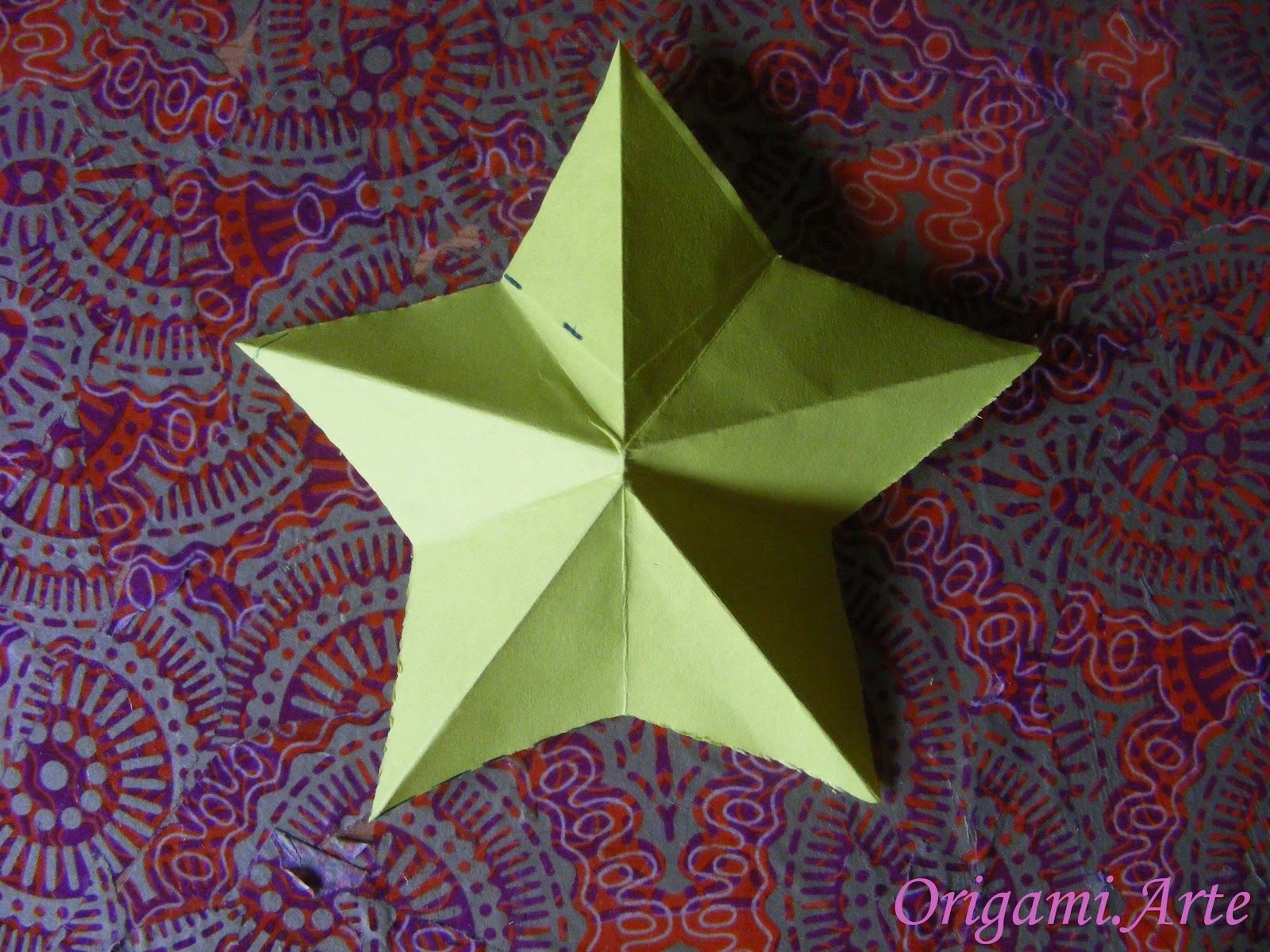 Origami.Arte: Estrela Kirigami