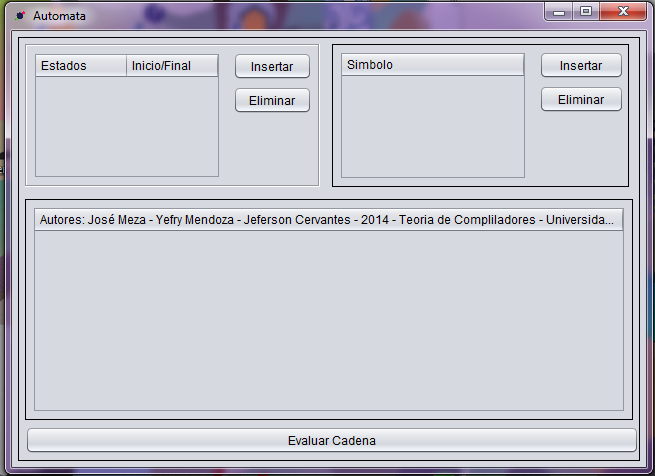 Programación JAVA: Hacemos tus proyectos de Sistemas: Autómata en Java Según Tabla de Transiciones