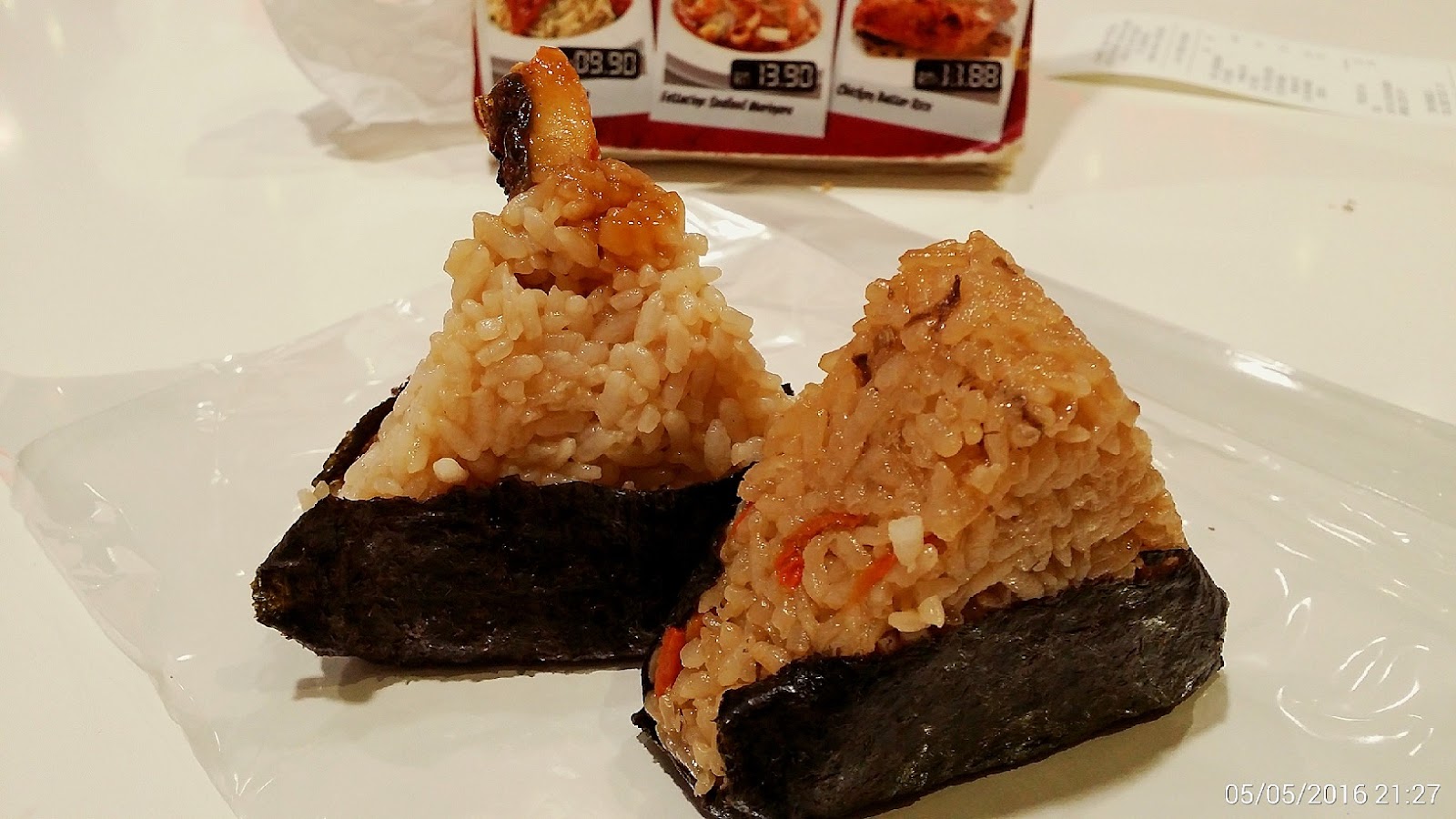 Onigiri and Dessert