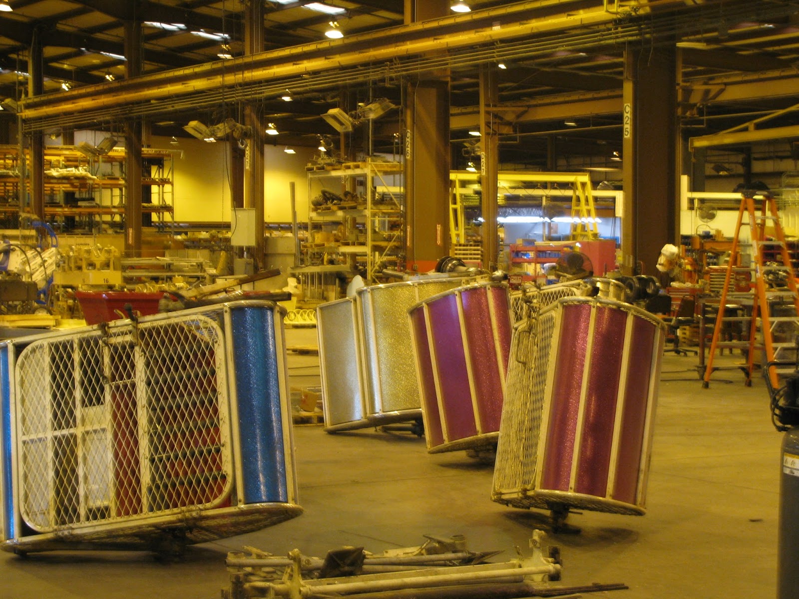 Inside Chance Rides: Zipper Transformation - Post 2 The Work Continues ...