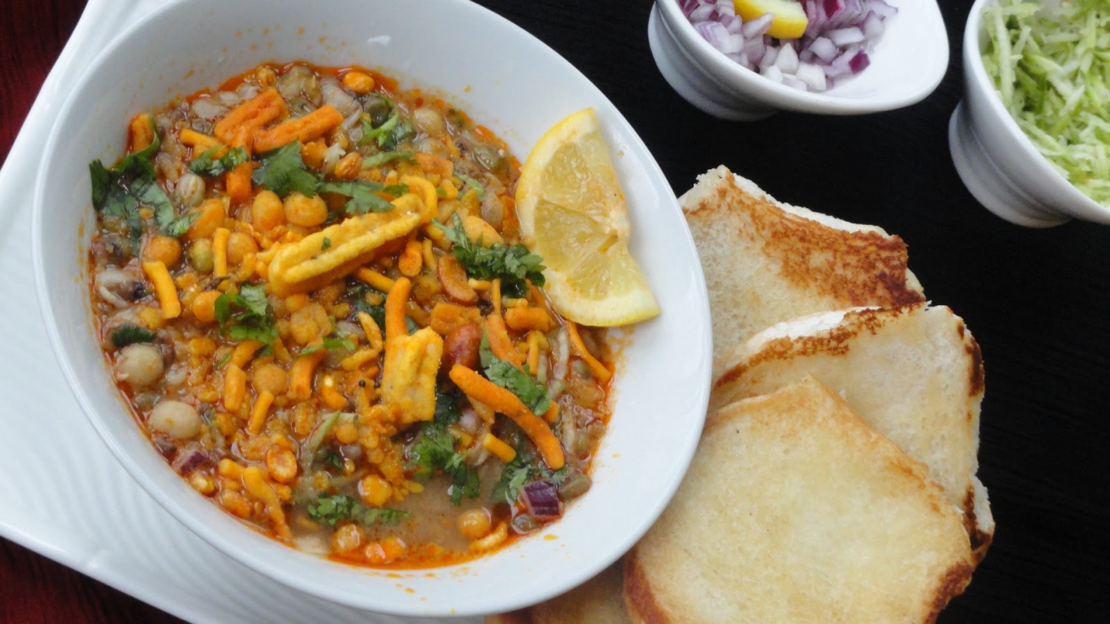 A Peek into My Kitchen: Usal Misal - Taste of Maharashtra