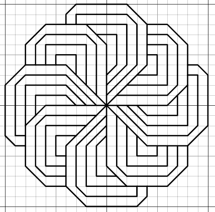 22 Geometric Patterns ideas | graph paper designs, graph paper drawings ...