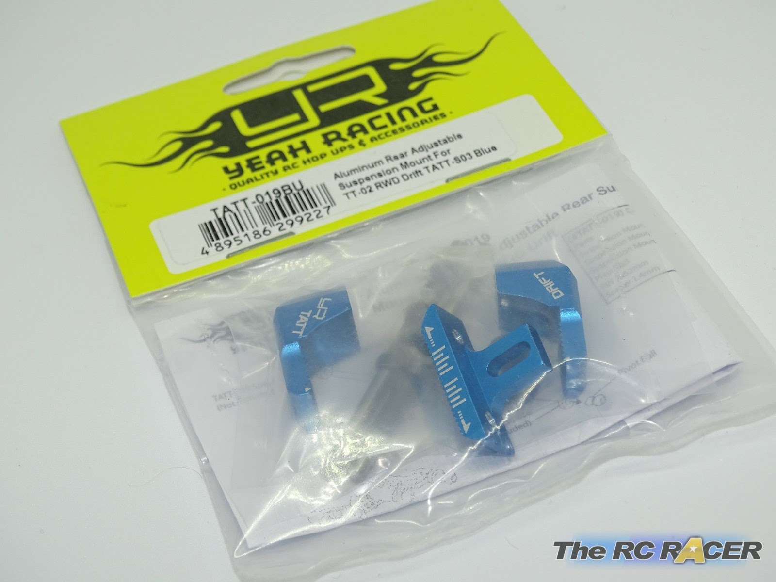 Yeah Racing Aluminium Rear adjustable Suspension mount TT02-S Review ...